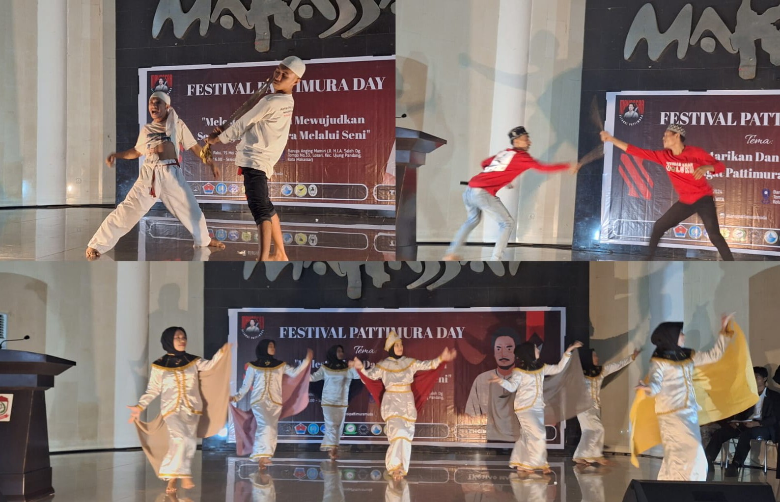 PENTAS SENI DAN BUDAYA MEWARNAI PERAYAAN PATTIMURA DAY DI KOTA MAKASSAR ...